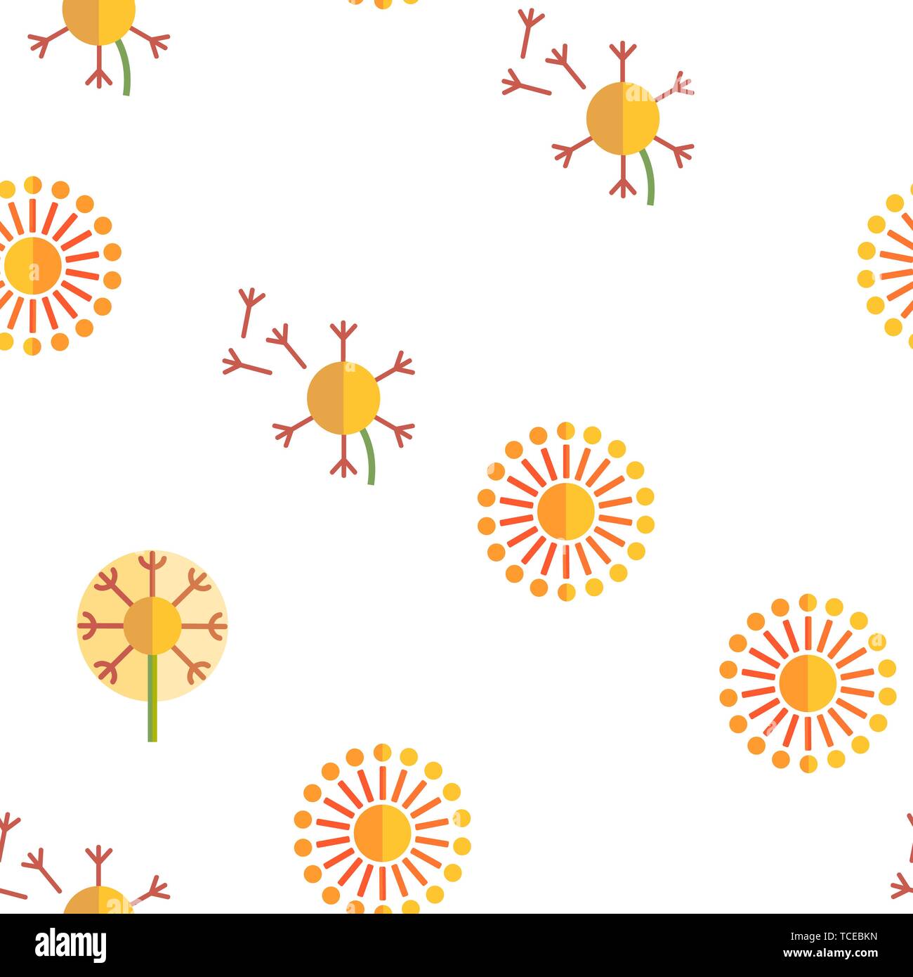 Yellow flower dandelion taraxacum Stock Vector Images - Alamy