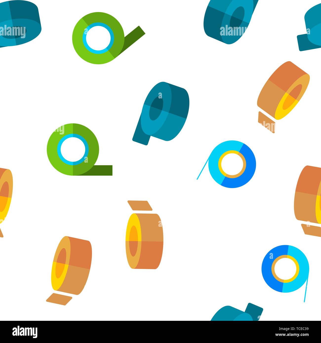 Rolls of tape Stock Vector Images - Alamy