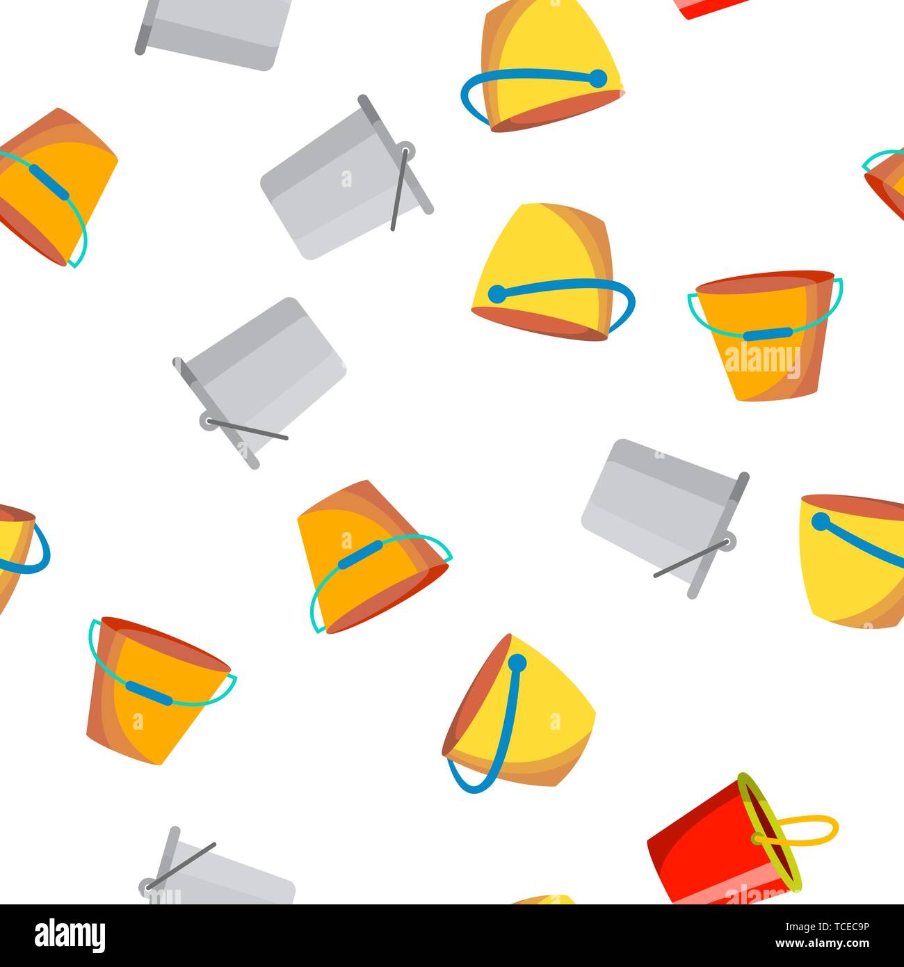 Kids water buckets Stock Vector Images - Alamy