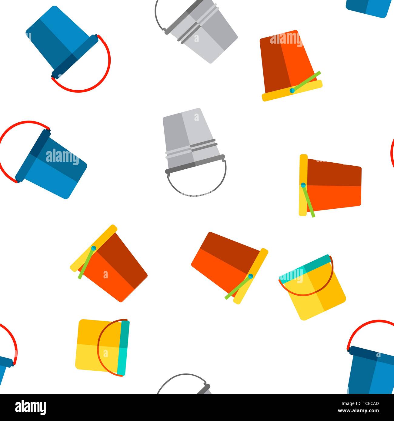 Kids water buckets Stock Vector Images - Alamy