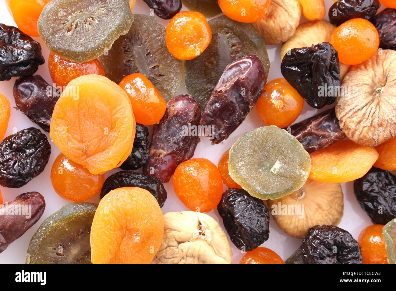 Dried fruits close up Stock Photo - Alamy