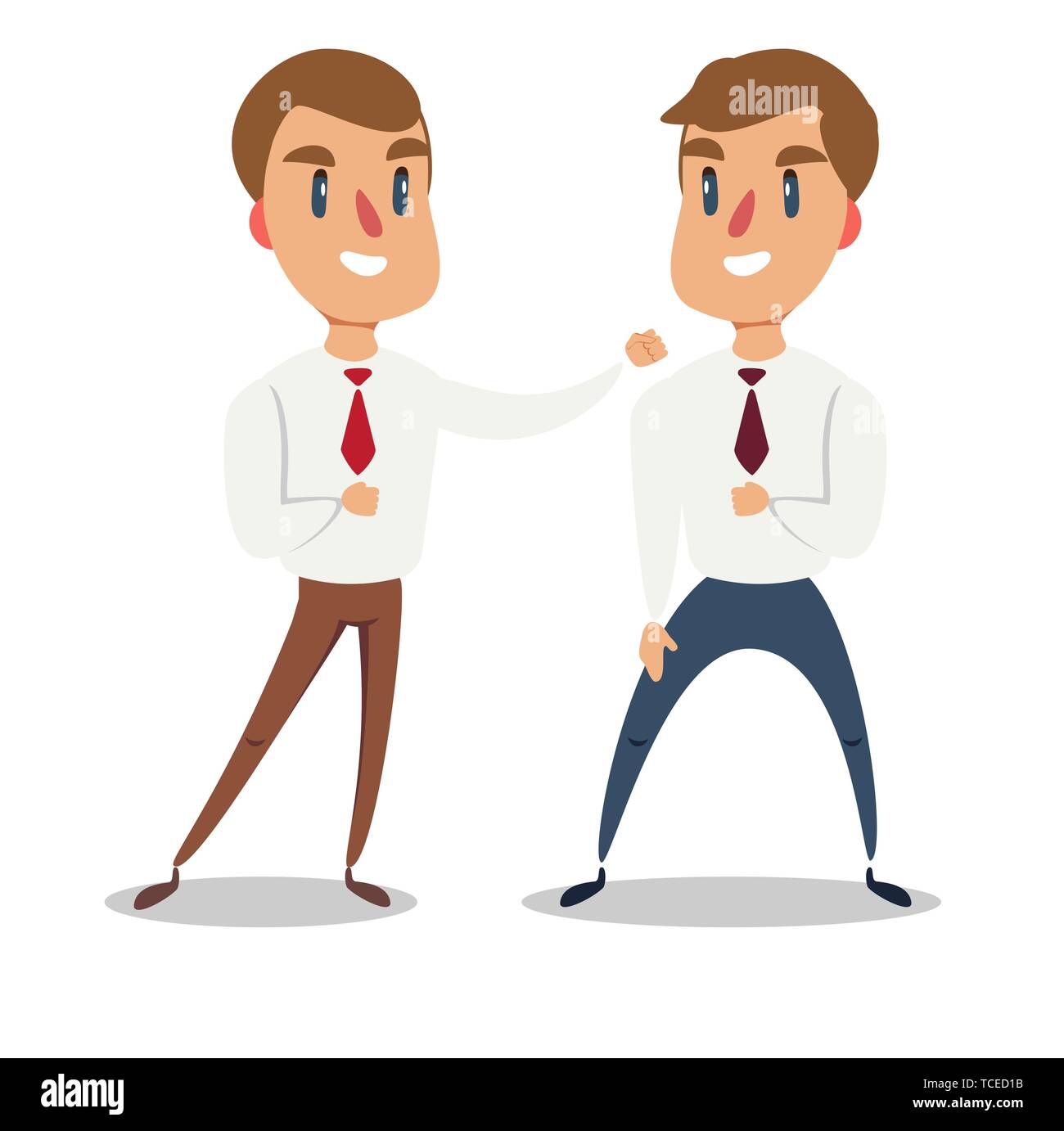 Business people boxing gloves Stock Vector Images - Alamy