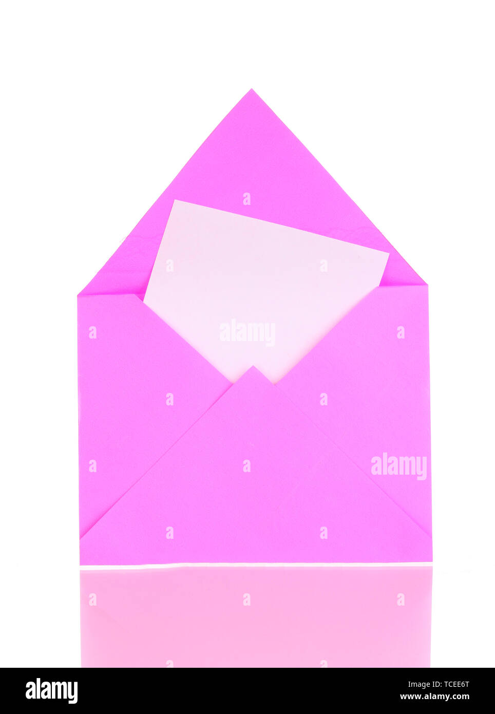 Color envelope isolated on white Stock Photo - Alamy