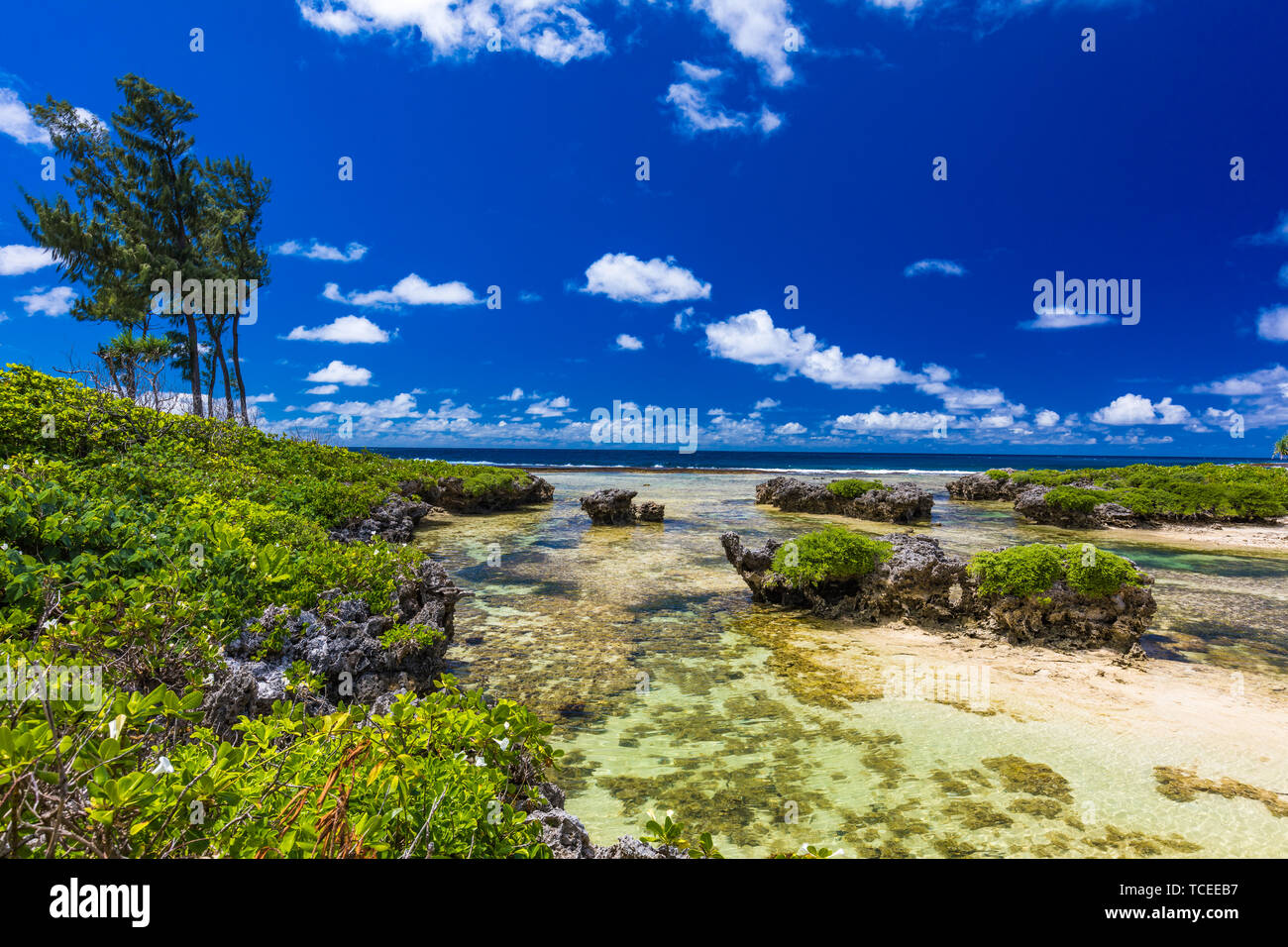 Eton Beach on Efate Island, Vanuatu, near Port Vila - famous beach on ...
