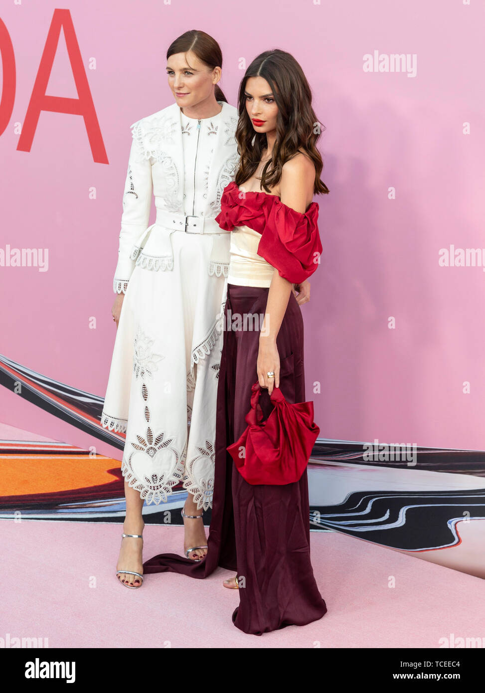New York, NY - June 03, 2019: Tabitha Simmons and Emily Ratajkowski ...