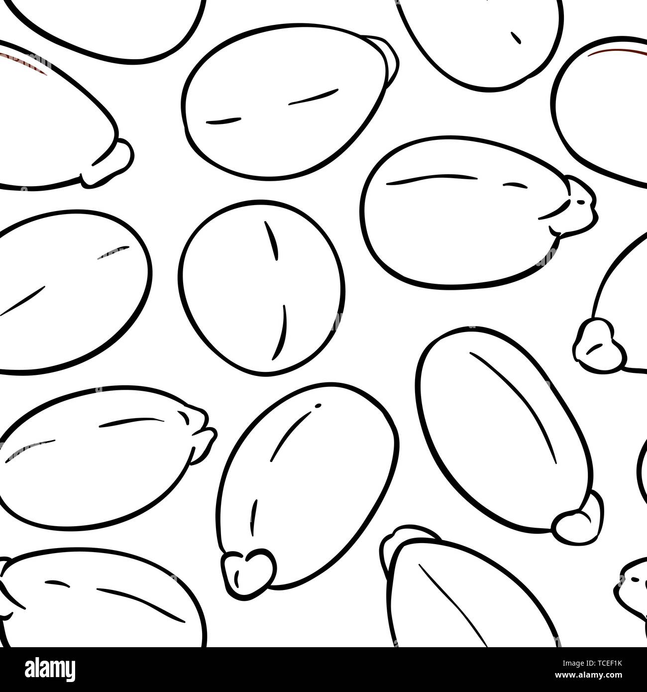 Castor tree or ricinus ricinus communis Stock Vector Images - Alamy