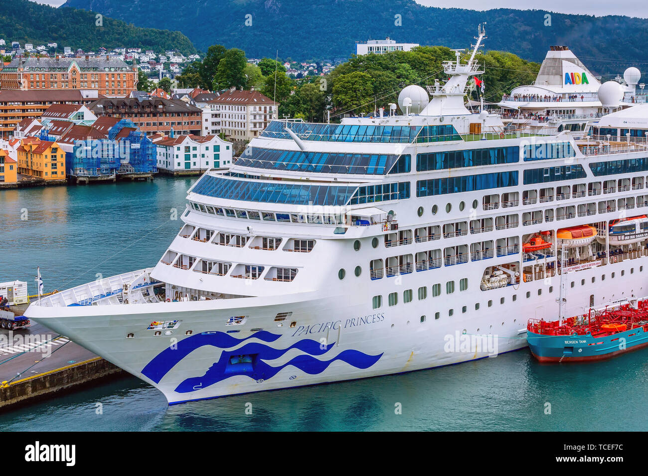 Princess cruise ship aerial hi-res stock photography and images - Alamy