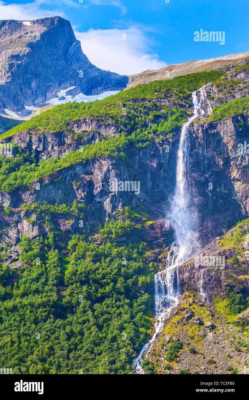Waterfall olden norway hi-res stock photography and images - Alamy