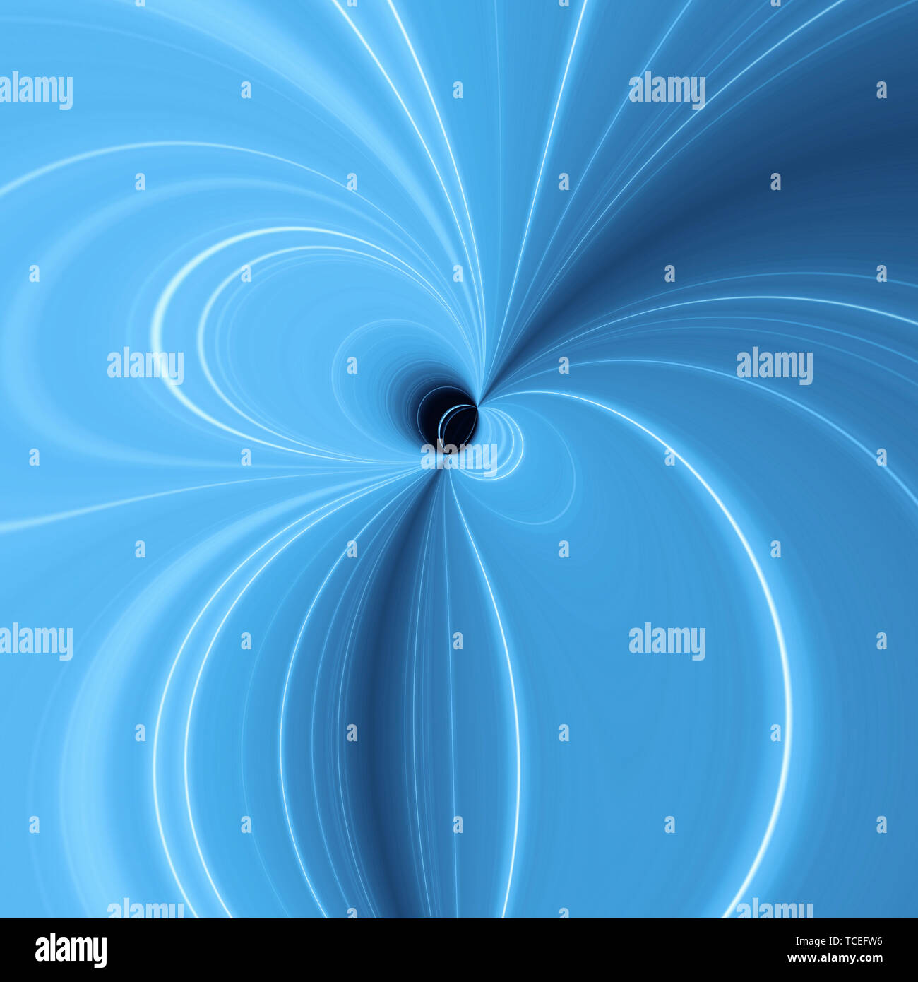 Abstract blue circle pattern digital background Stock Photo - Alamy