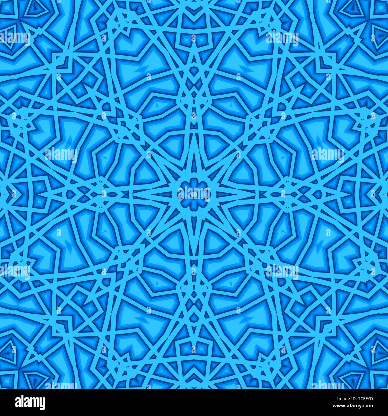 Blue background with abstract pattern Stock Photo - Alamy