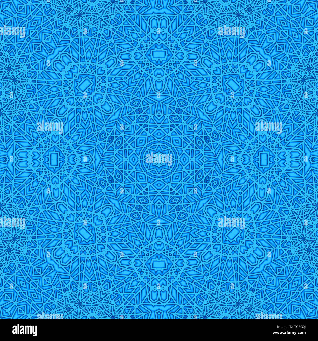 Blue background with abstract pattern Stock Photo - Alamy
