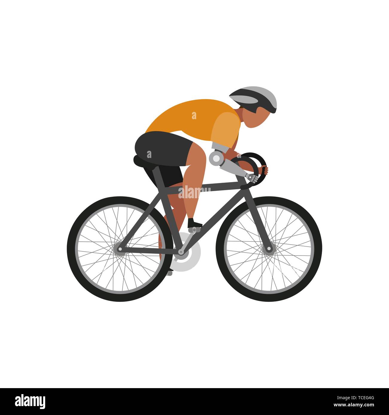 Bicycler vector vectors Stock Vector Images - Alamy