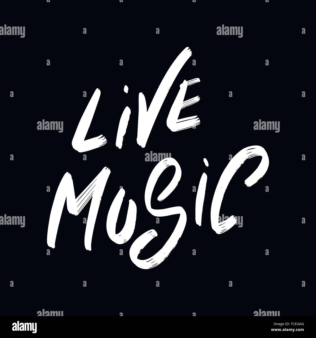 Live music lettering. International Jazz Day. Vector Stock Vector Image ...