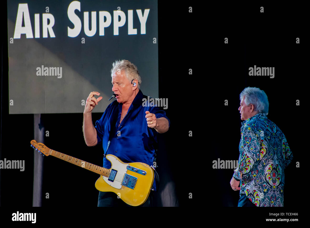 Orlando, Florida. March 26, 2019. Graham Rusell and Russell Hitchcock ...