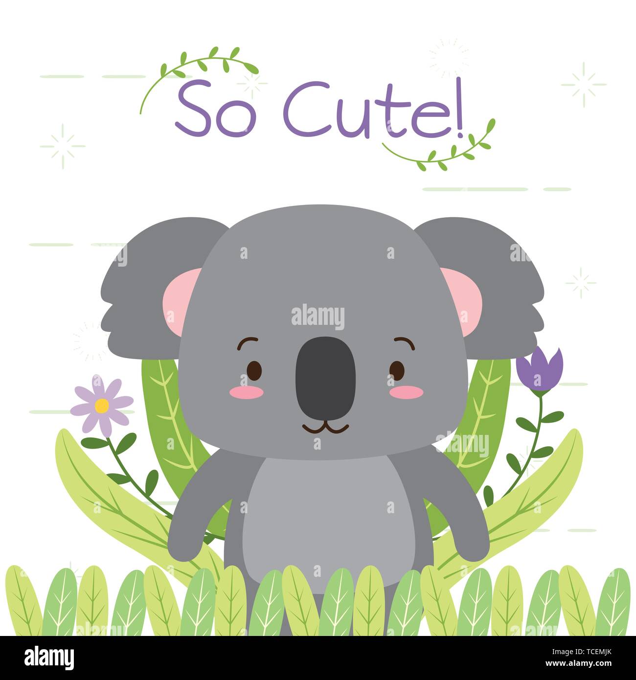 cute animal cartoon Stock Vector Image & Art - Alamy
