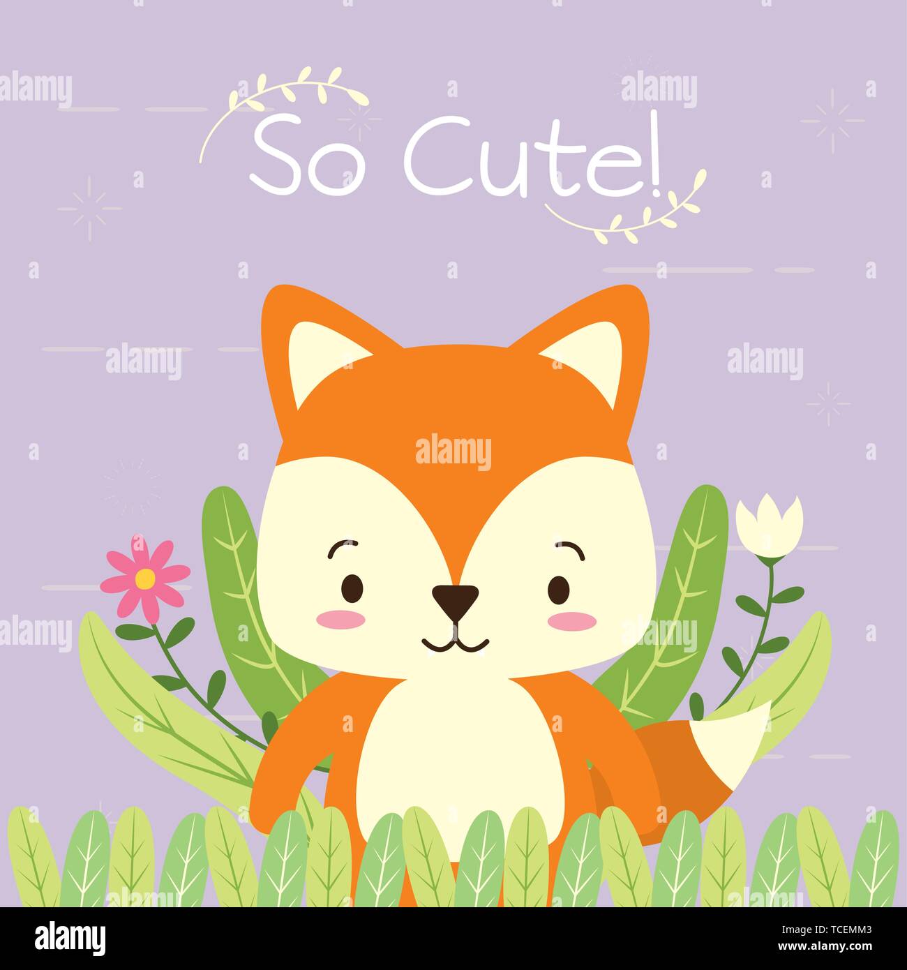 cute animal cartoon Stock Vector Image & Art - Alamy