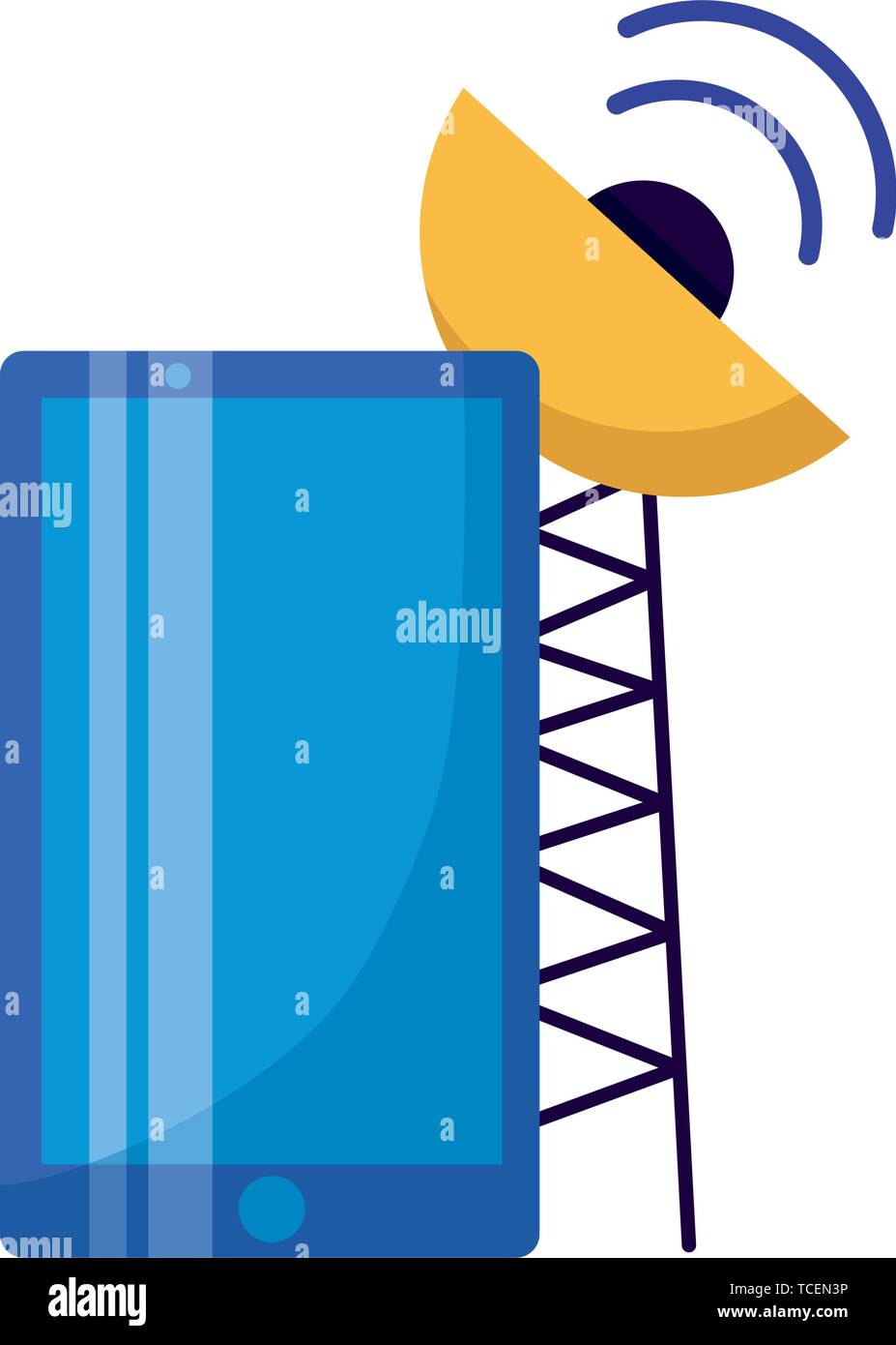 smartphone antenna signal sensor Stock Vector Image & Art - Alamy
