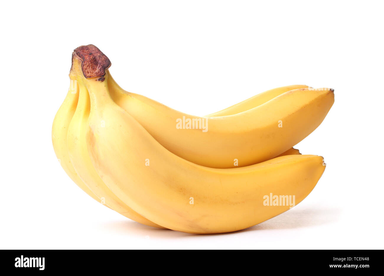 Bunch of bananas isolated on white Stock Photo - Alamy
