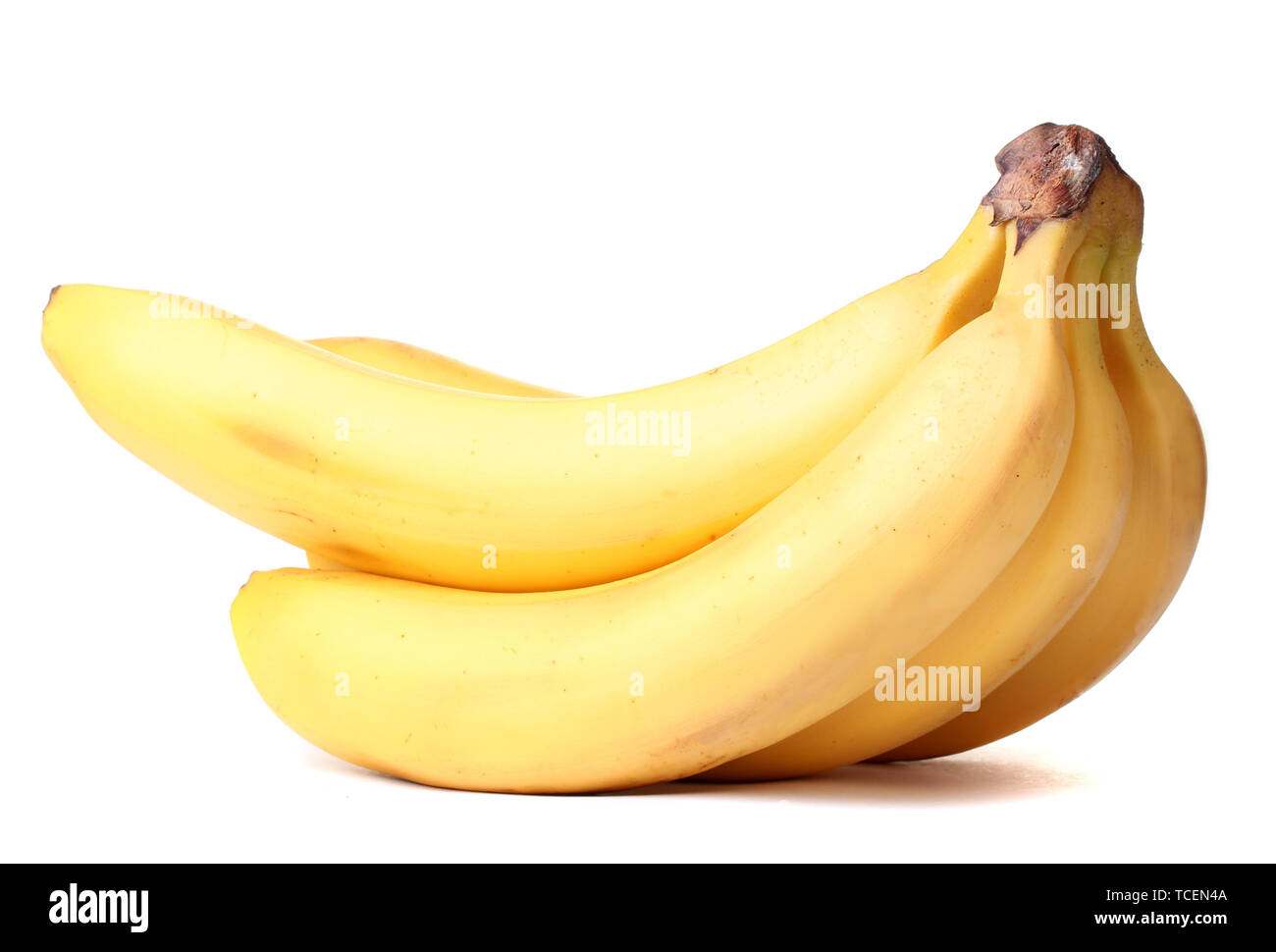 Bunch of bananas isolated on white Stock Photo - Alamy