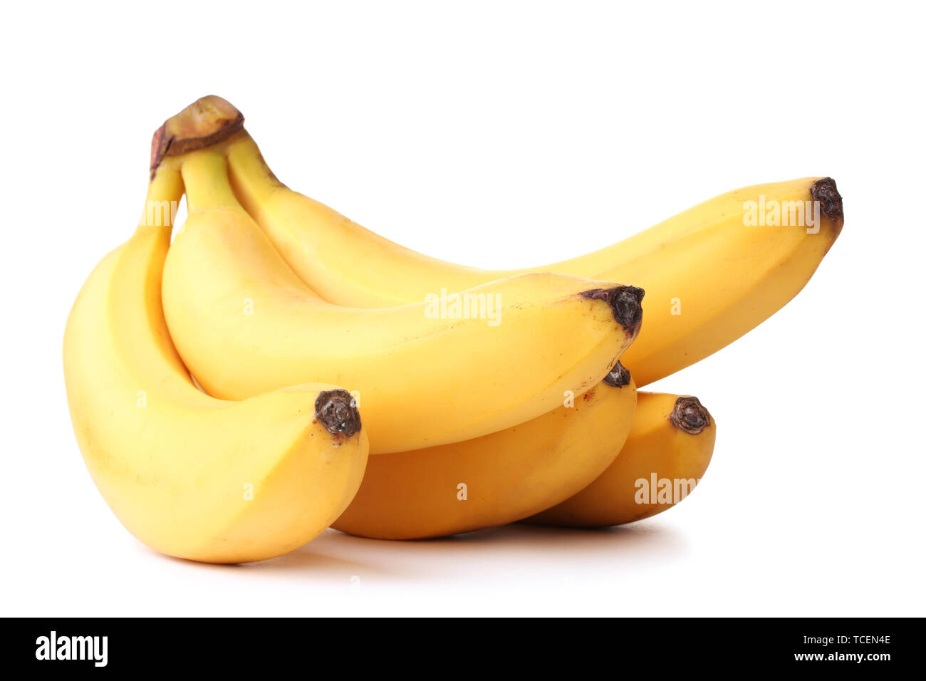Bunch of bananas isolated on white Stock Photo - Alamy