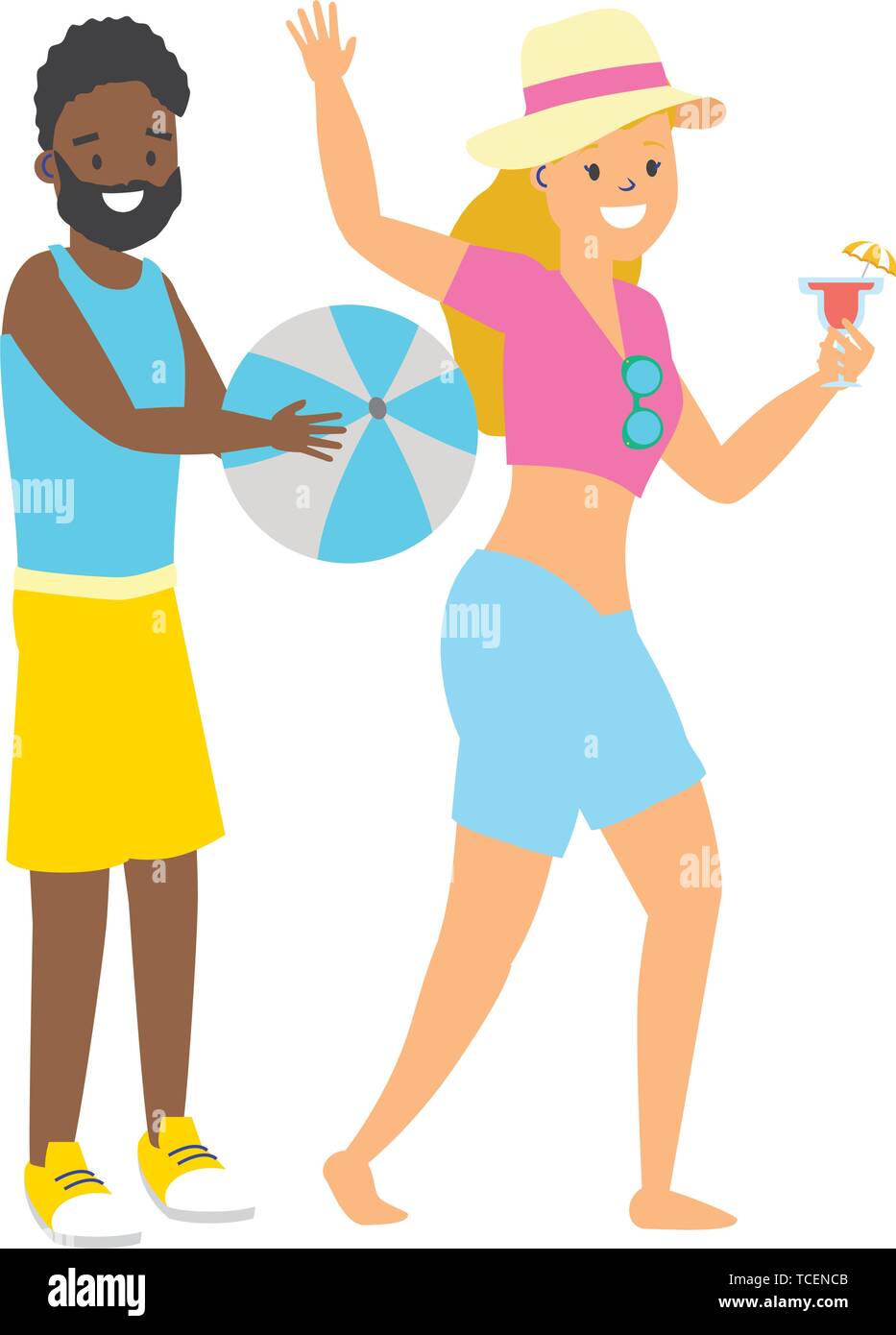 summer time people Stock Vector Image & Art - Alamy