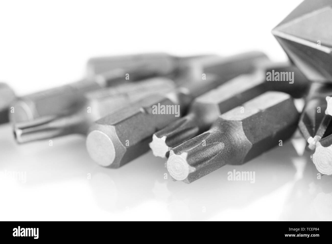 Drill head machine Black and White Stock Photos & Images - Alamy