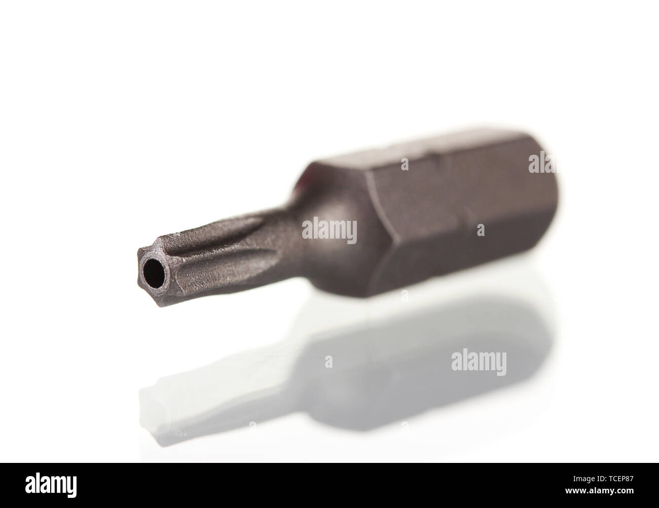 Construction bit isolated on white Stock Photo - Alamy