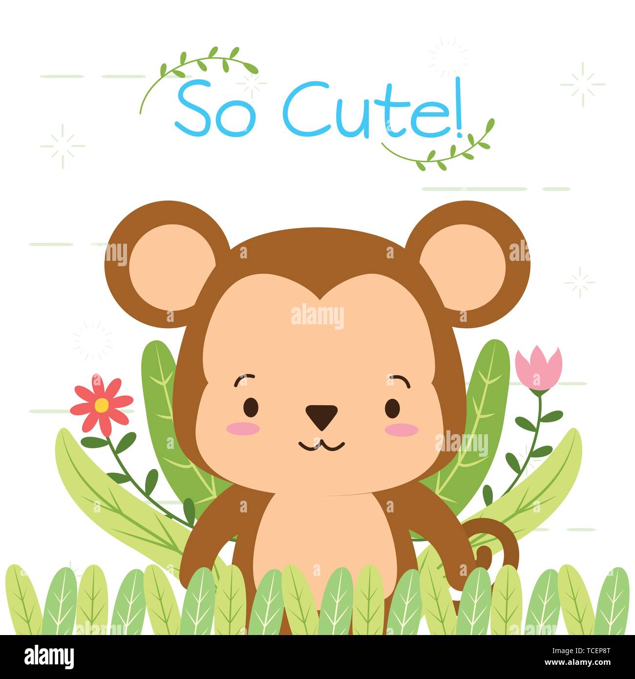 cute animal cartoon Stock Vector Image & Art - Alamy
