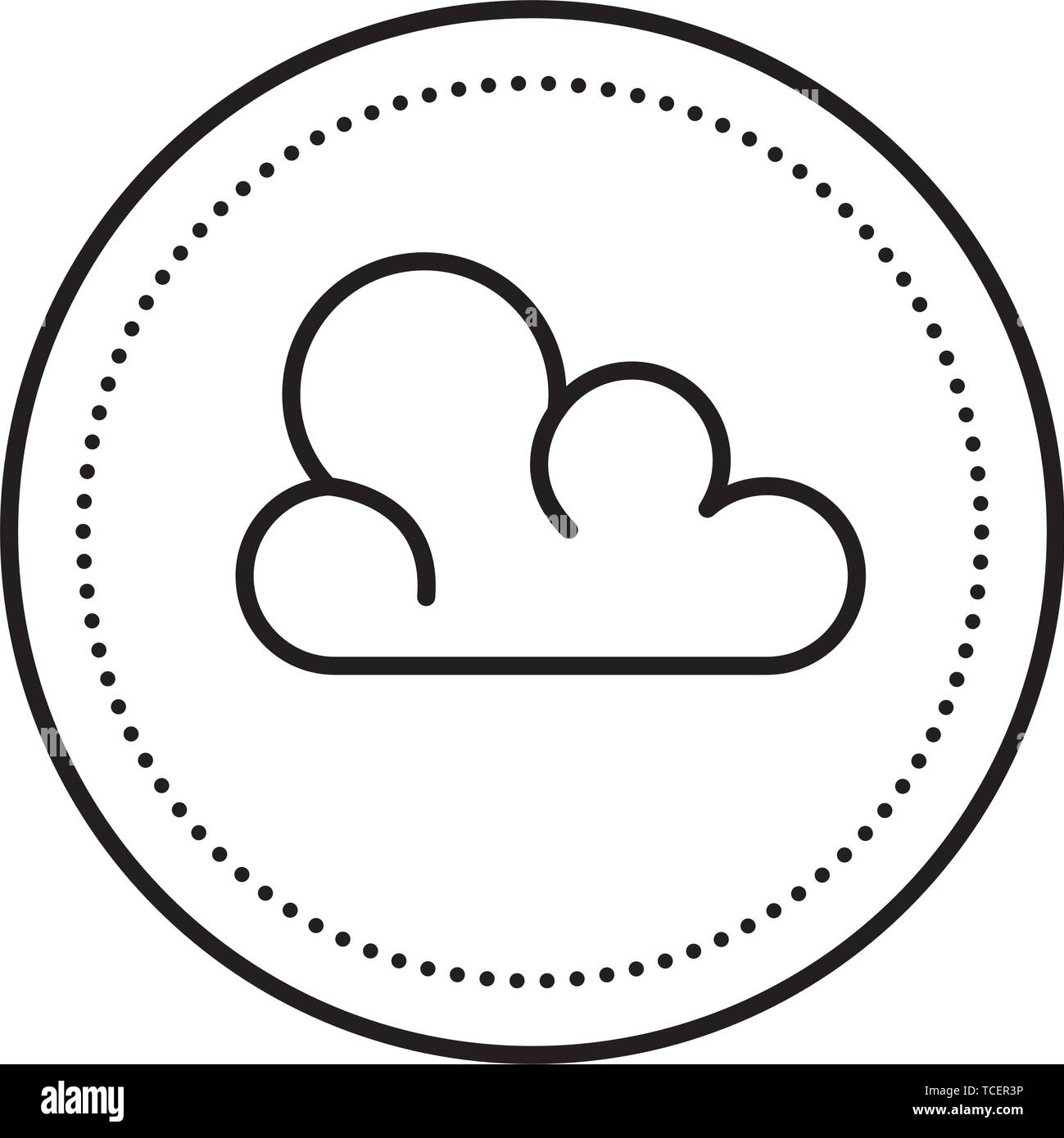 cloud computing data center icon Stock Vector Image & Art - Alamy