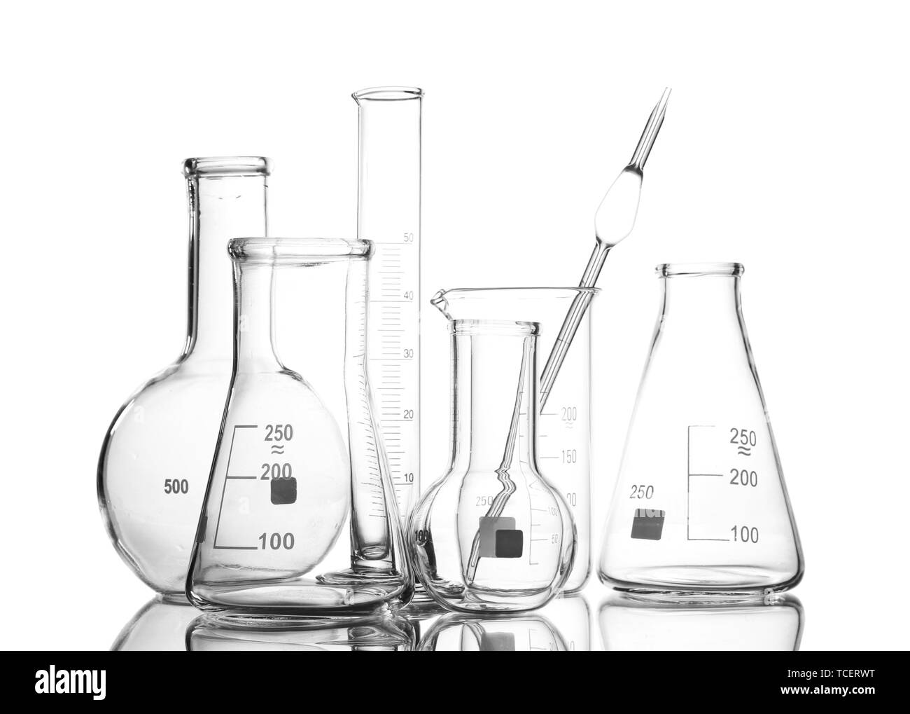 Empty laboratory glassware hi-res stock photography and images - Alamy