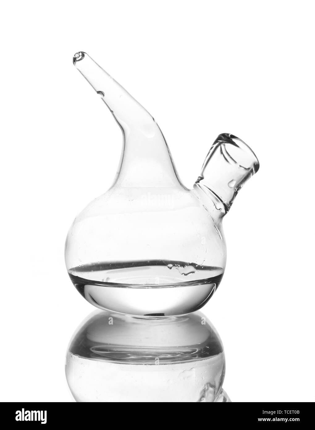 Laboratory dropper on white Black and White Stock Photos & Images - Alamy