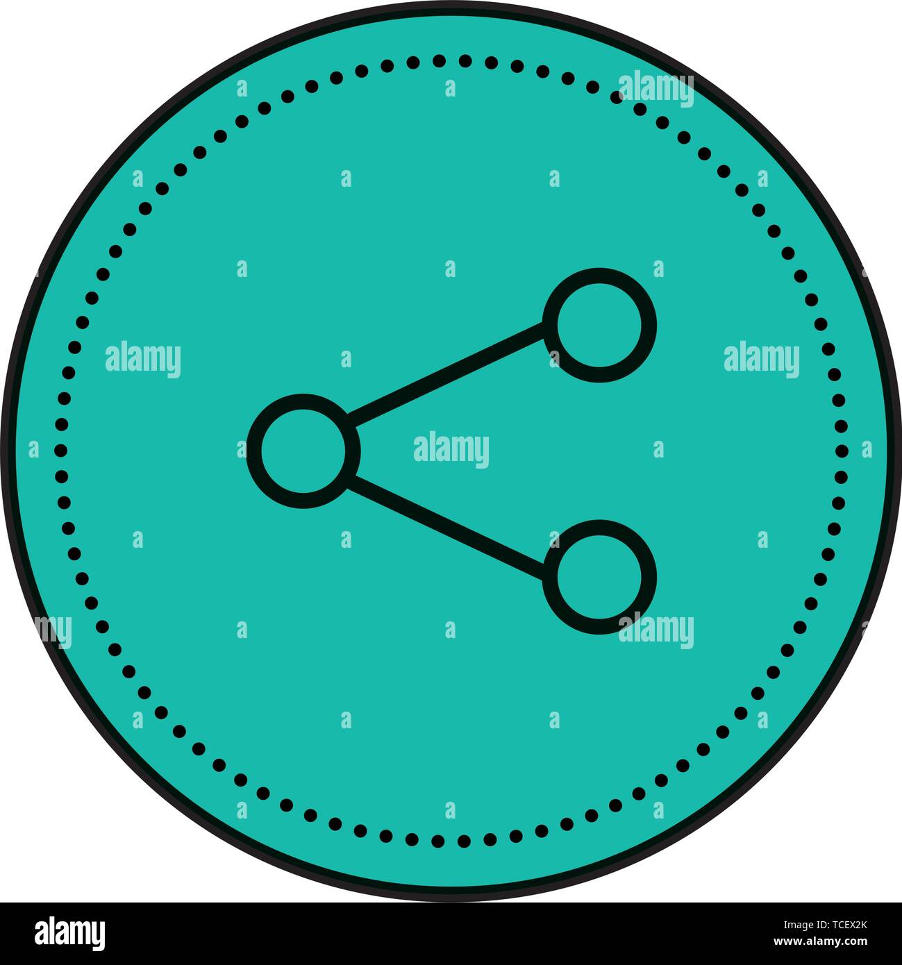 share symbol social media icon Stock Vector Image & Art - Alamy