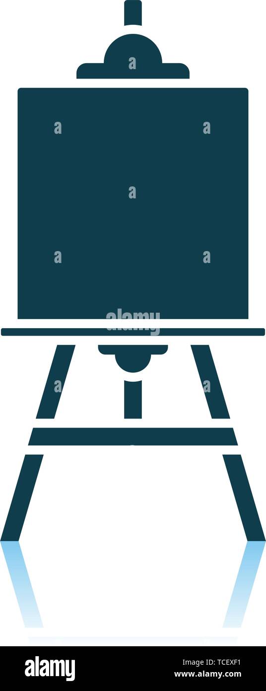 Easel Icon. Shadow Reflection Design. Vector Illustration Stock Vector ...