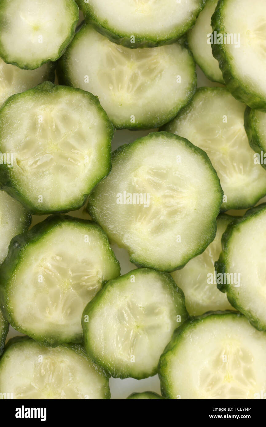fresh cucumber close up Stock Photo - Alamy