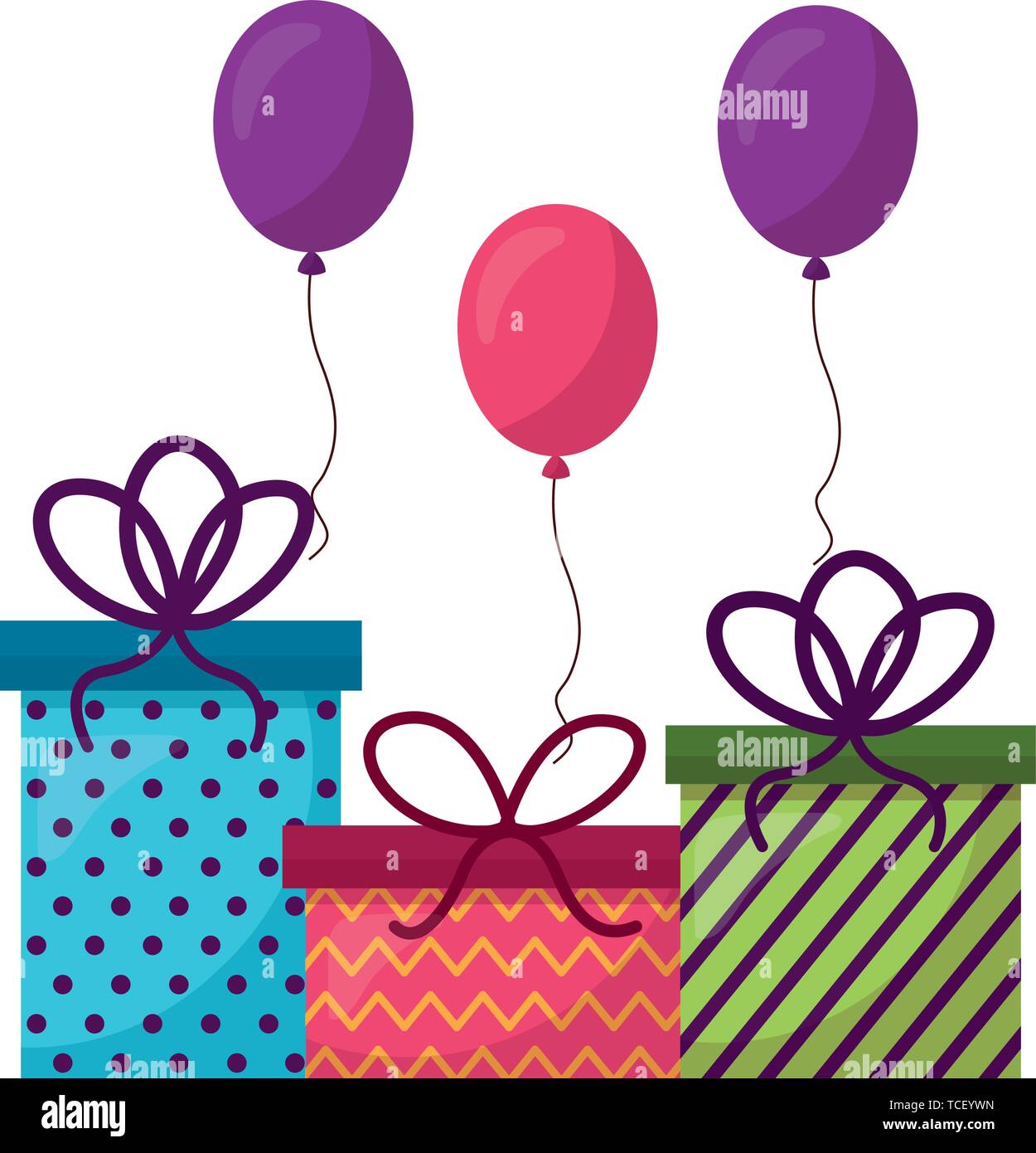 birthday gift box Stock Vector Image & Art - Alamy