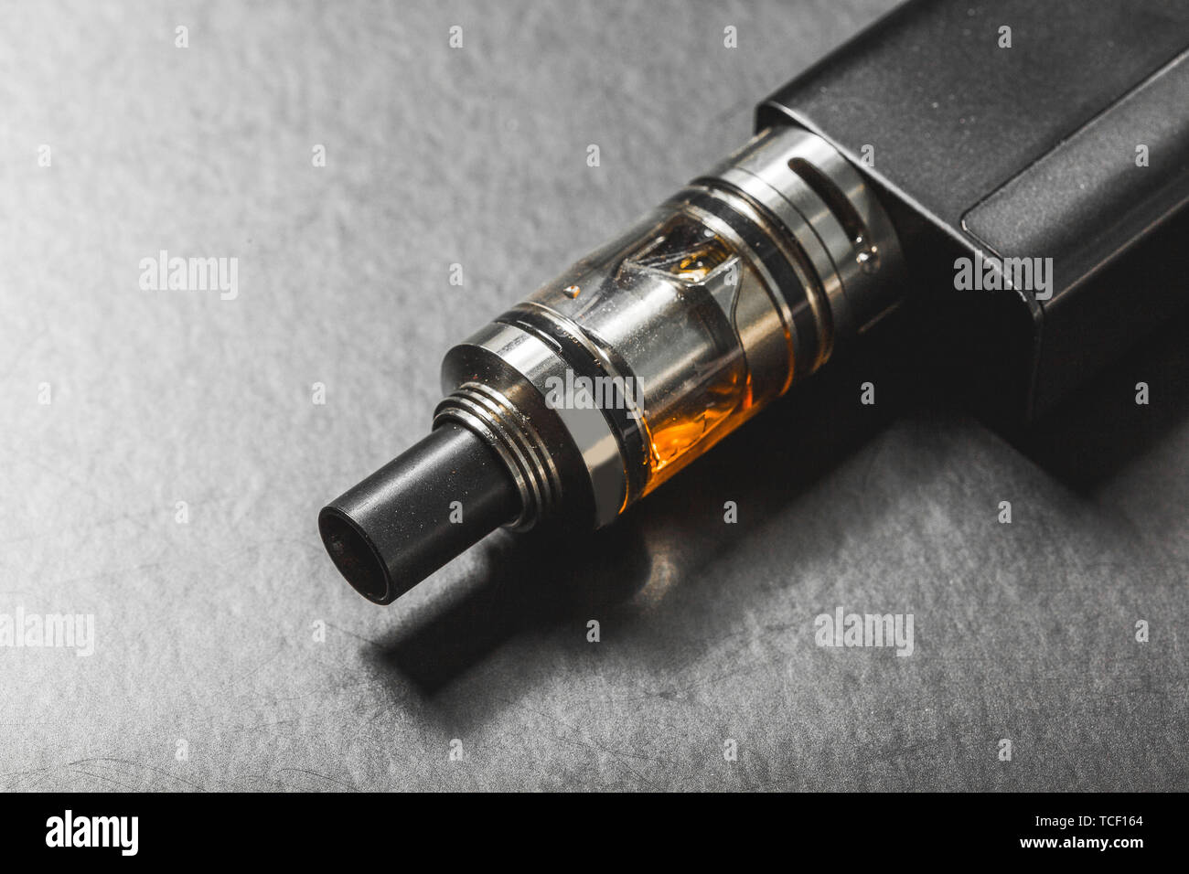 The most popelar modern electronic cigarette over black background ...