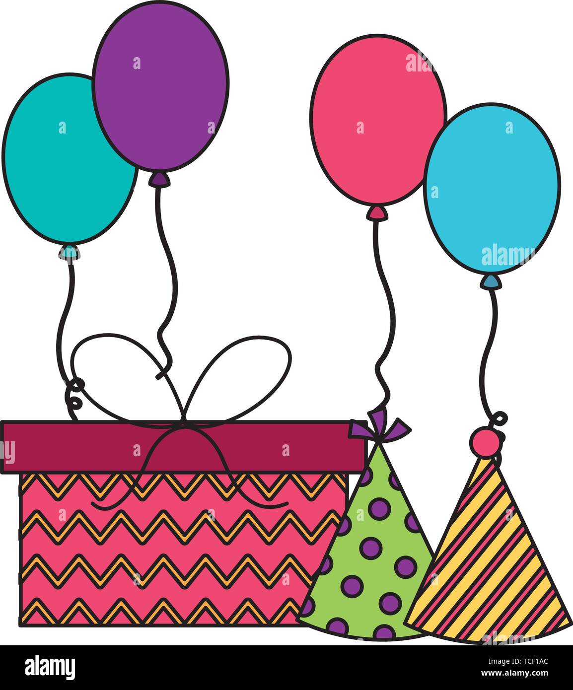 birthday gift box Stock Vector Image & Art - Alamy