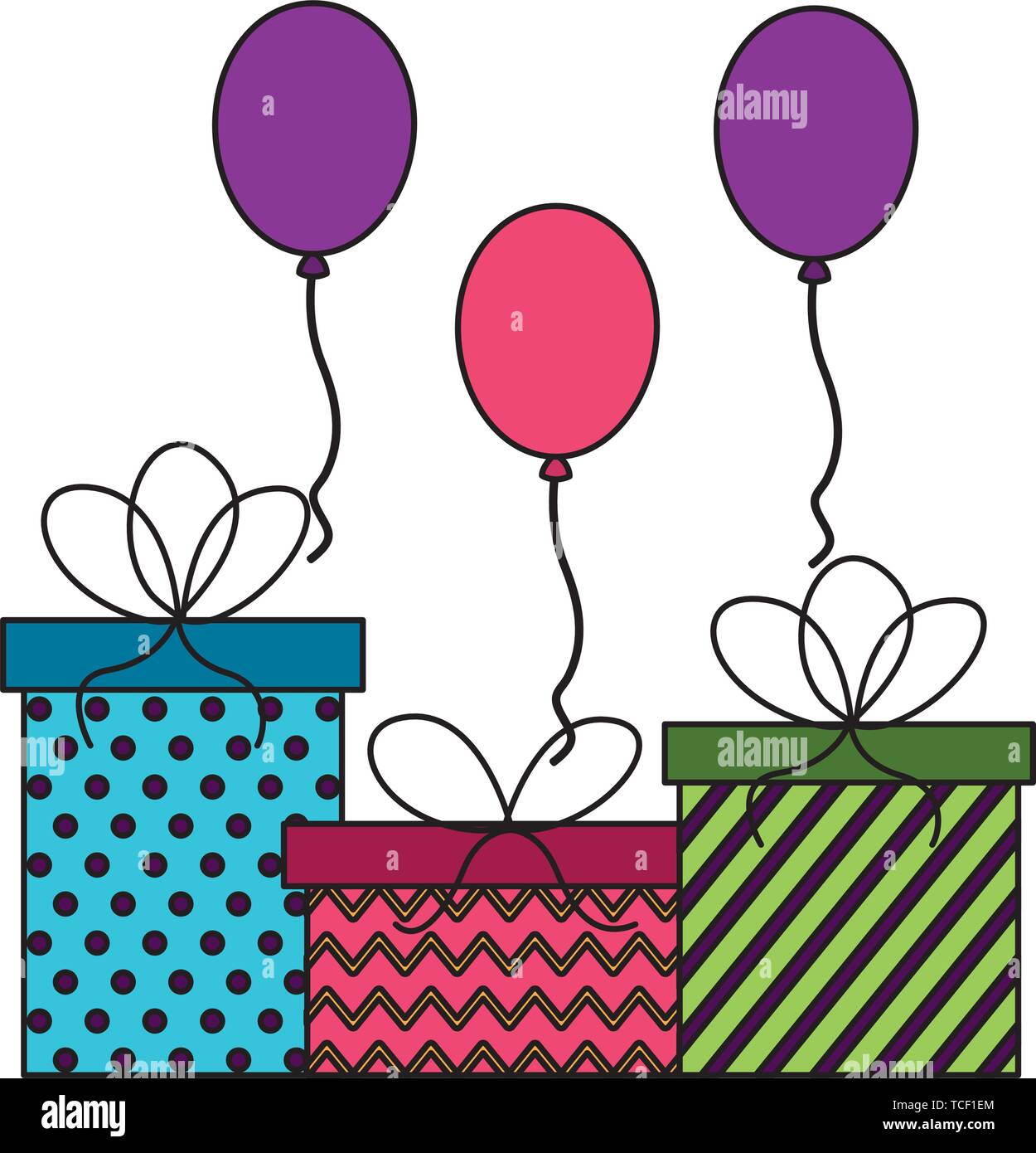 birthday gift box Stock Vector Image & Art - Alamy