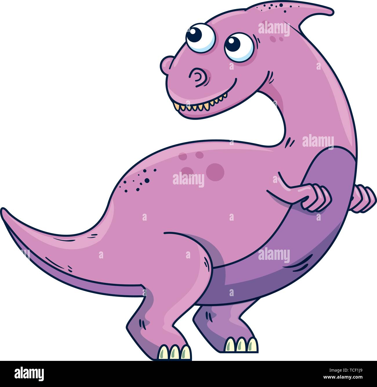 cute dinosaur comic character icon Stock Vector Image & Art - Alamy