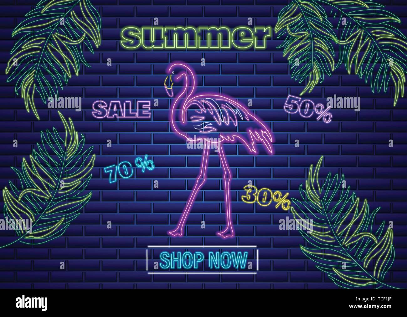 Flamingo club Stock Vector Images - Alamy