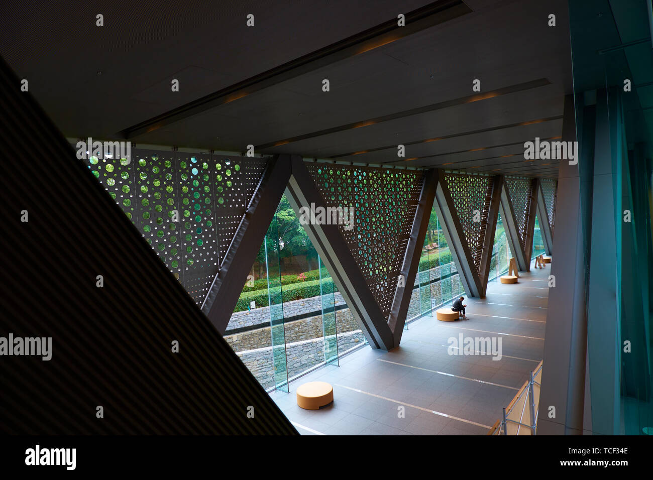 A look at the main corridor interior of the newly renovated ...