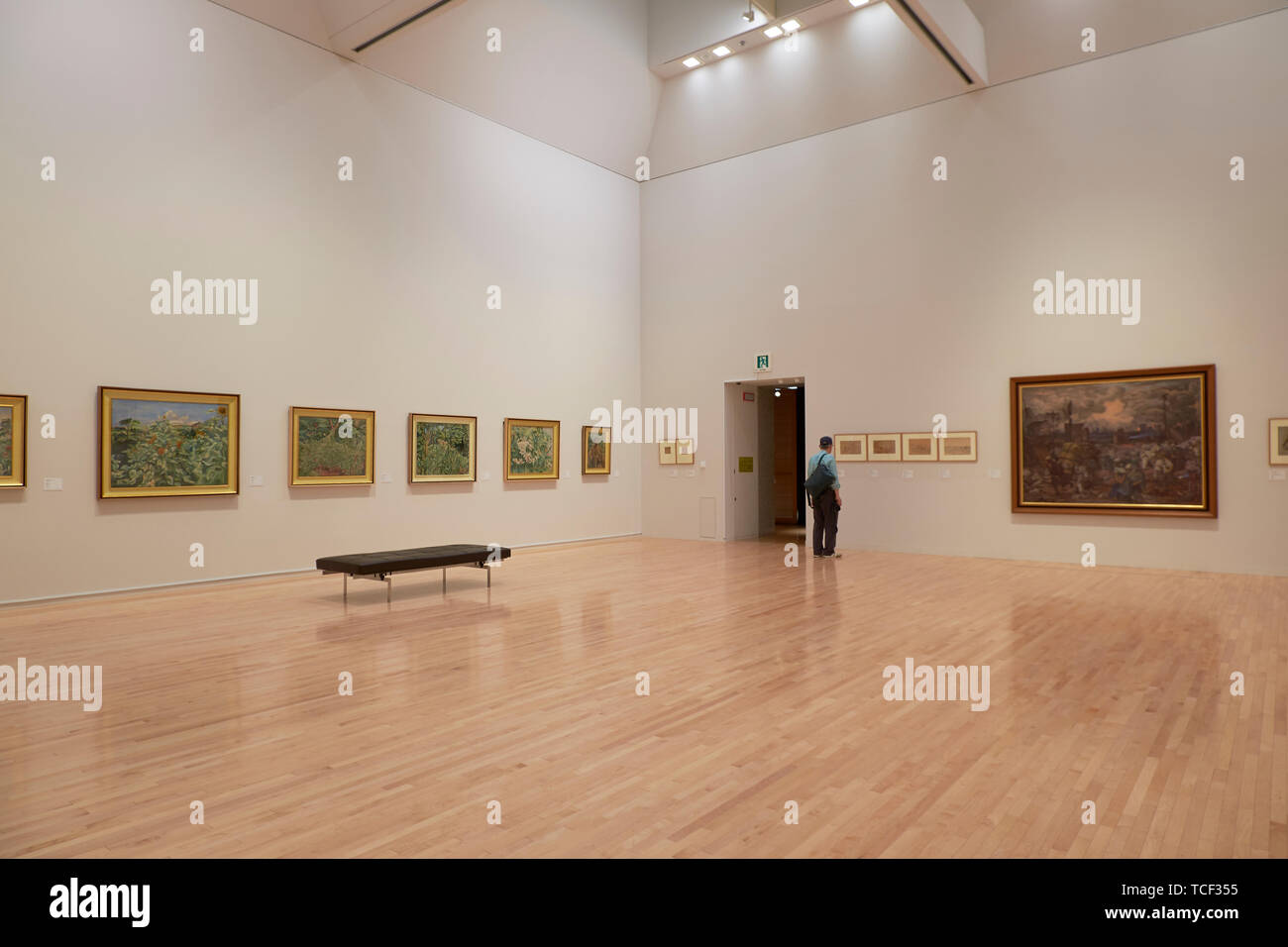 A look at a painting gallery of the newly renovated Contemporary Museum ...