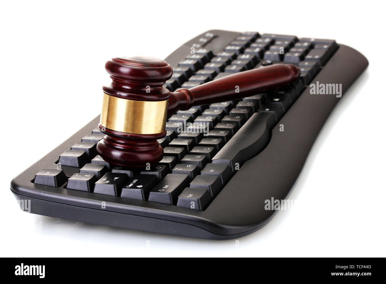 Cyber crime keyboard Cut Out Stock Images & Pictures - Alamy