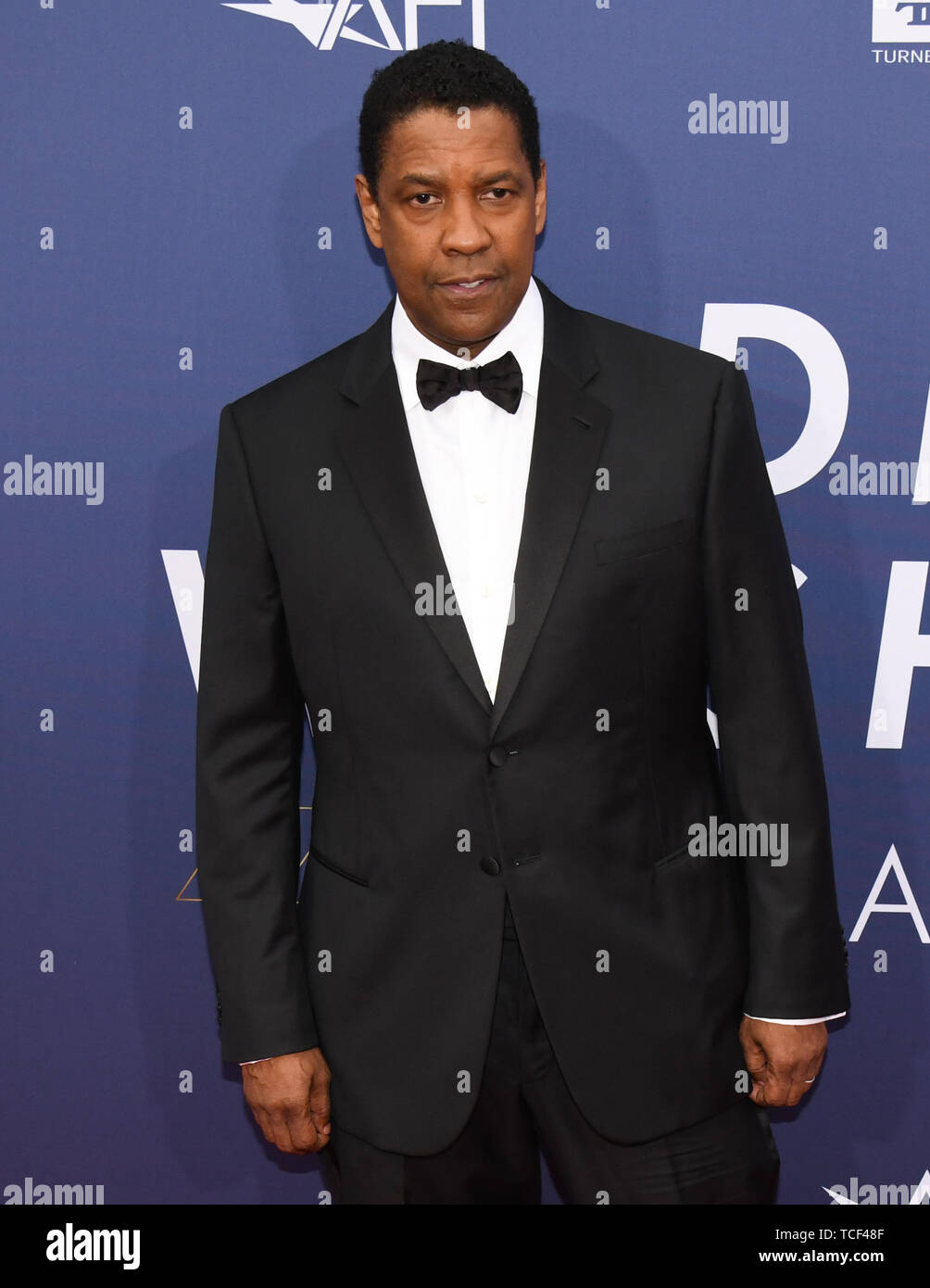 June 6, 2019 - Hollywood, California, USA - Denzel Washington attends ...
