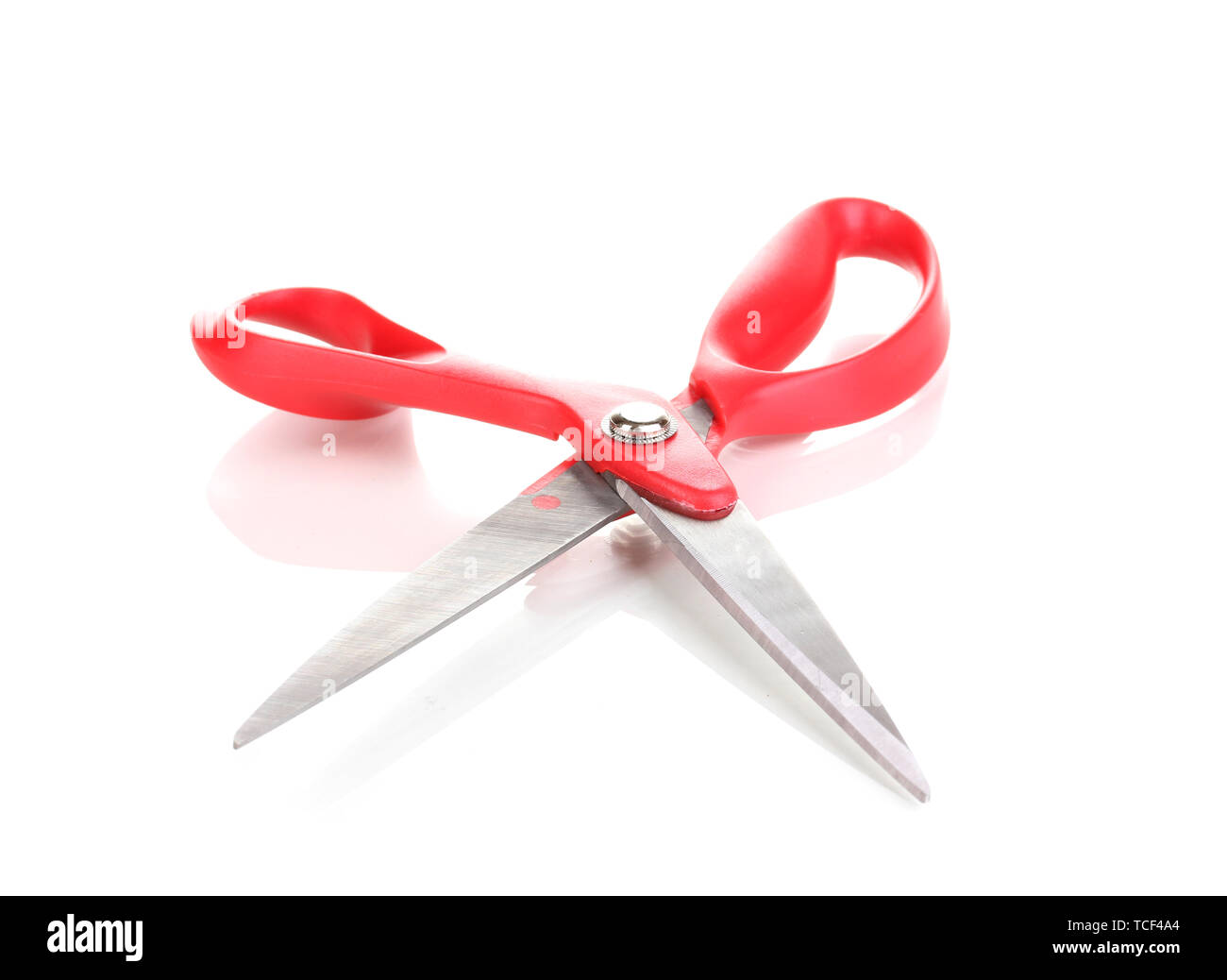 Sewing scissors isolated on white Stock Photo - Alamy