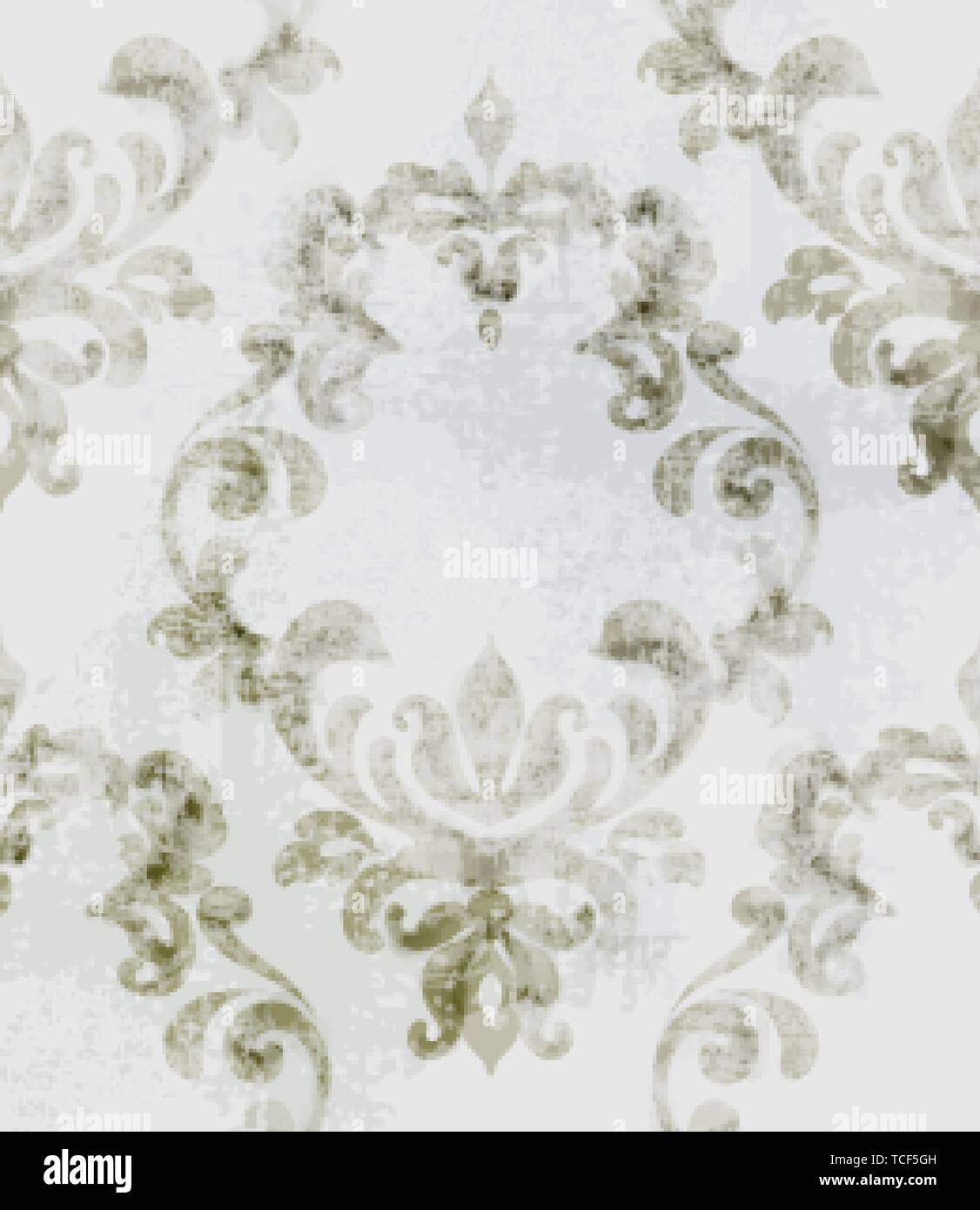 Baroque texture pattern Vector. Floral ornament decoration. Victorian ...