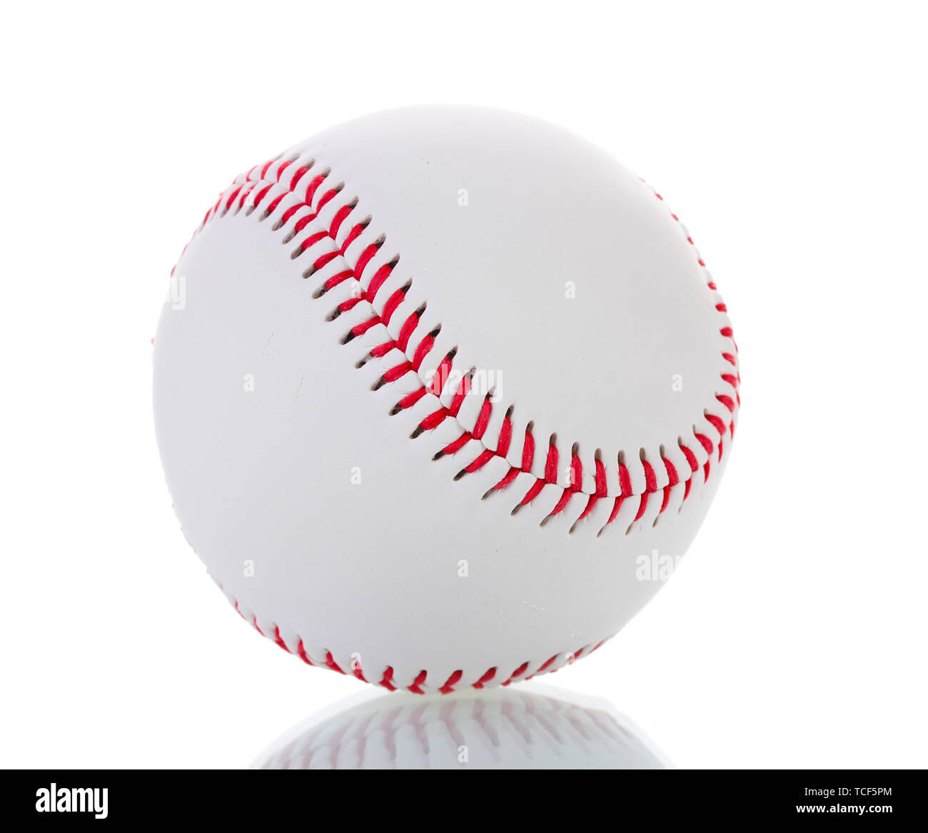Baseball ball isolated on white Stock Photo - Alamy