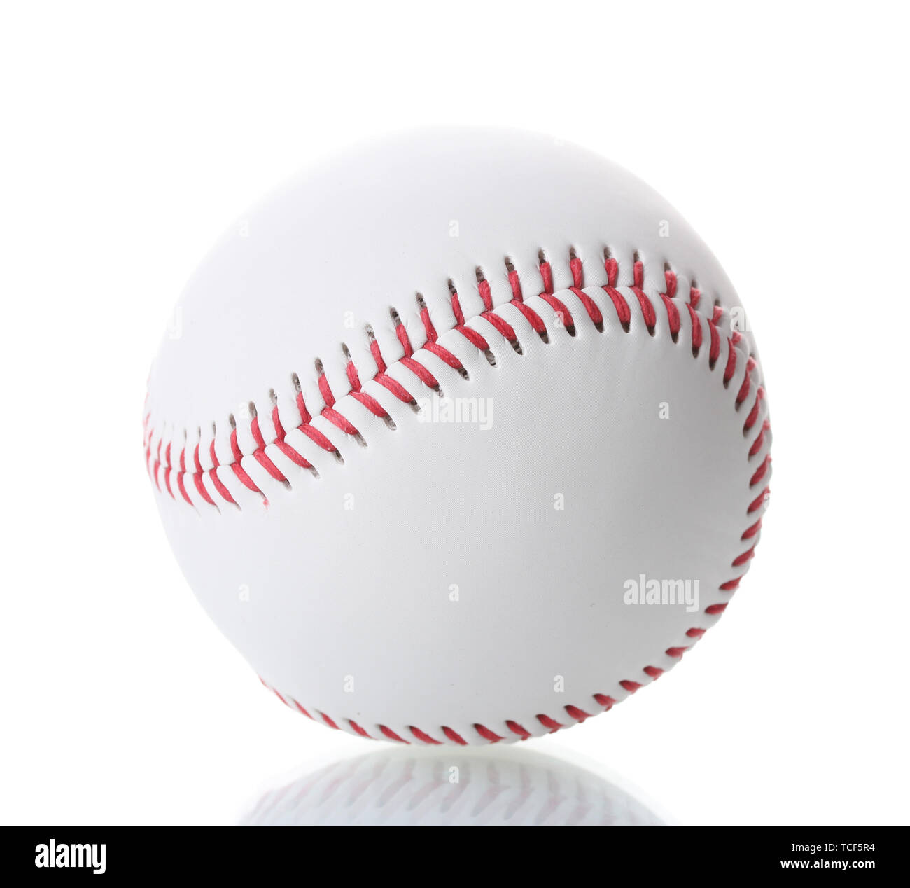 Baseball ball isolated on white Stock Photo - Alamy