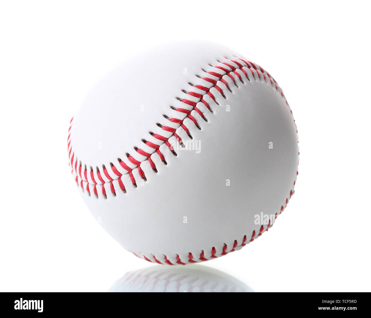 Baseball ball isolated on white Stock Photo - Alamy