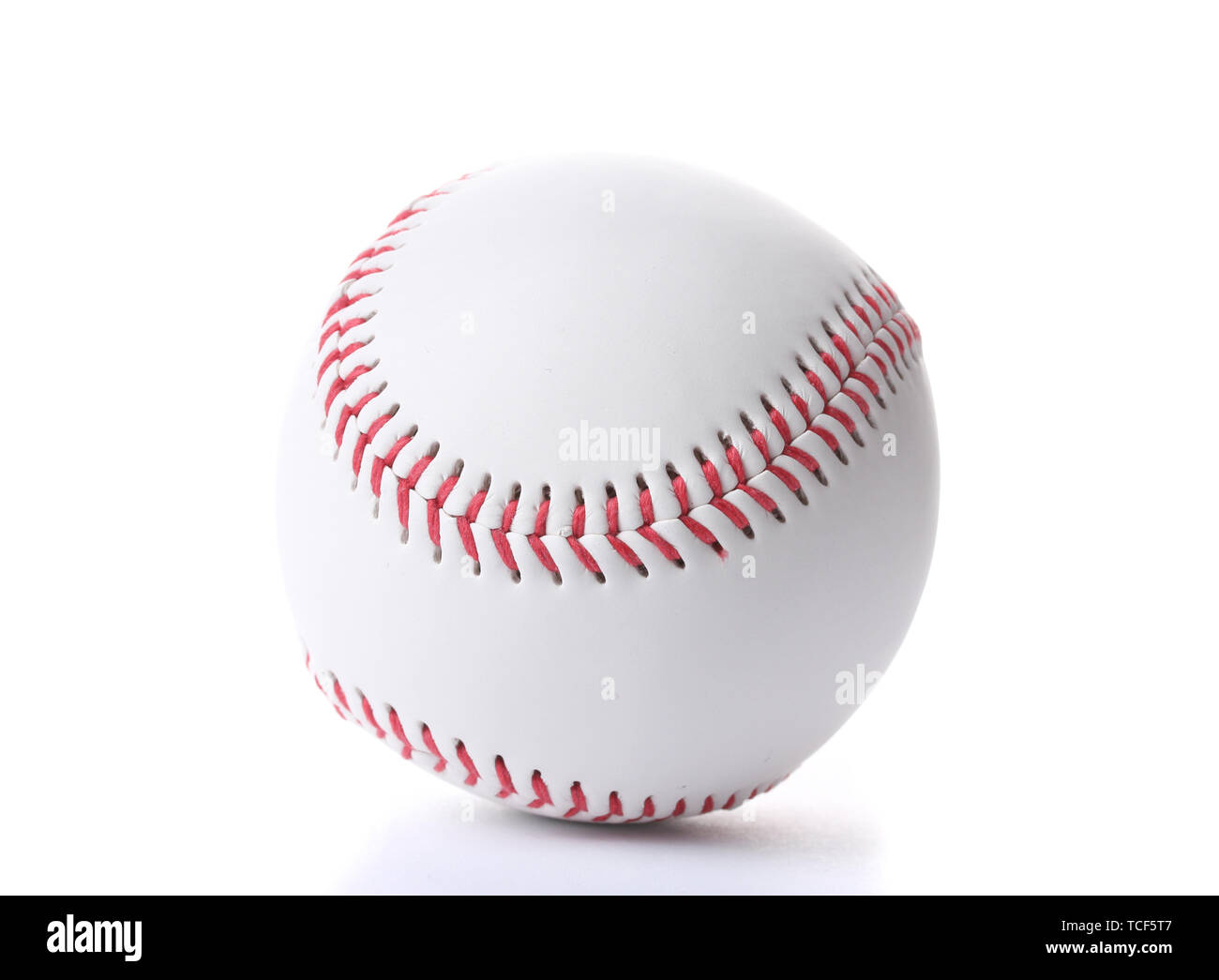 Baseball ball isolated on white Stock Photo - Alamy